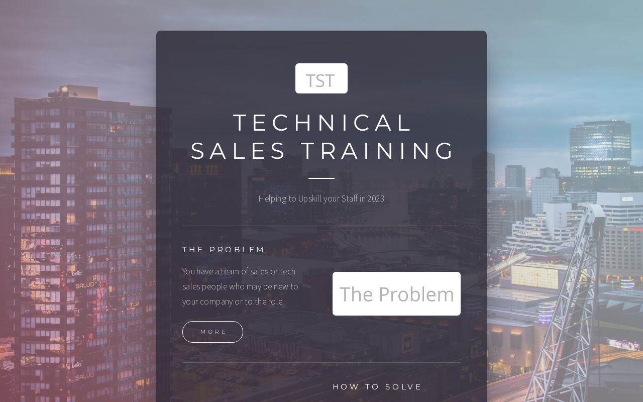 Technical Sales Training - Upskill your Staff (uk)